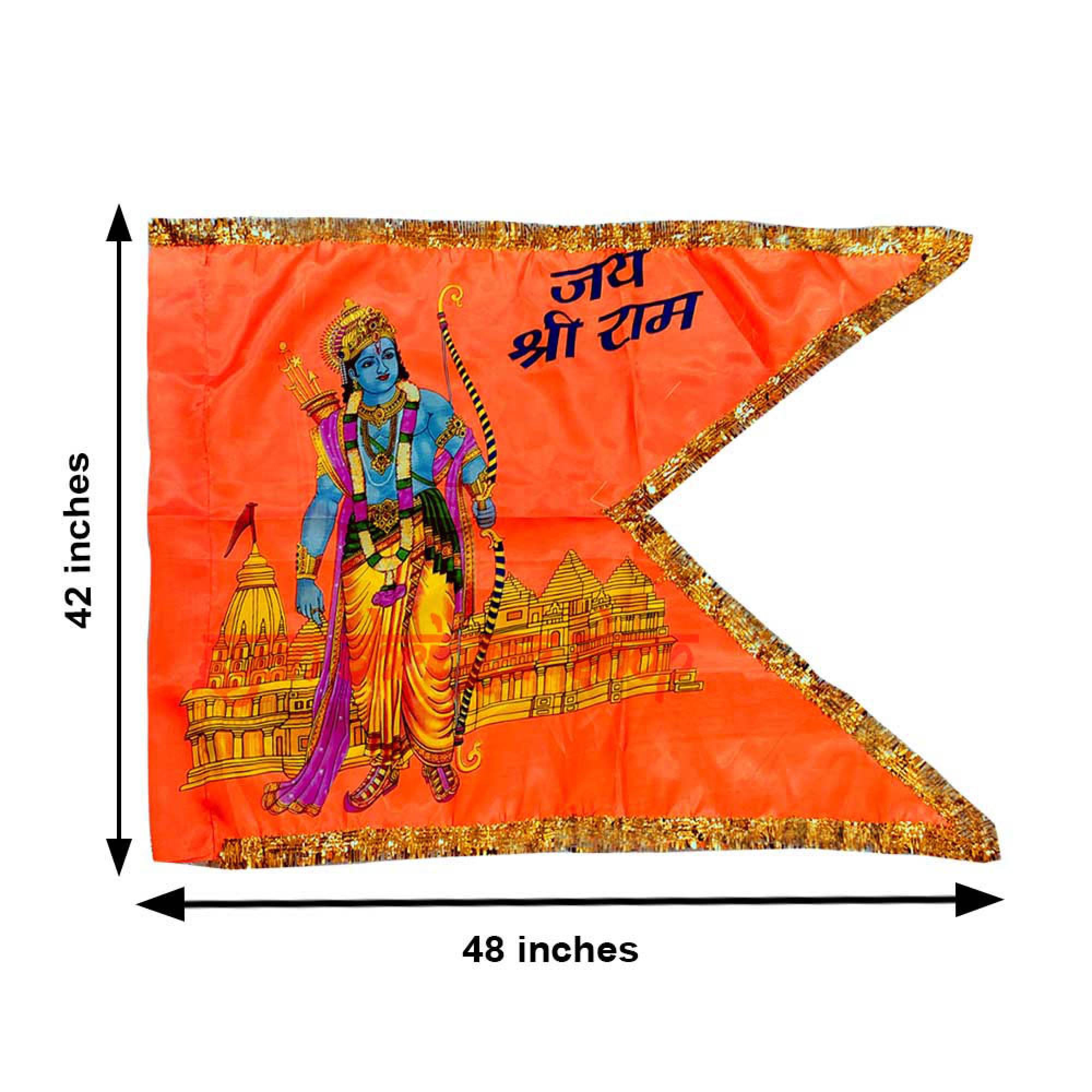 Jai Shree Ram Flag / Jhanda Buy at Best Quality